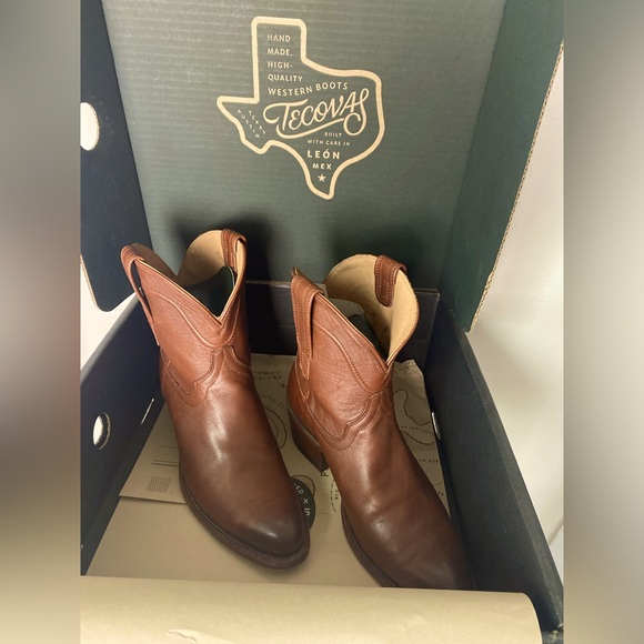 Tecovas | Shoes | Tecovas The Penny Cowboy Boots Bourbon Calf Brown ...
